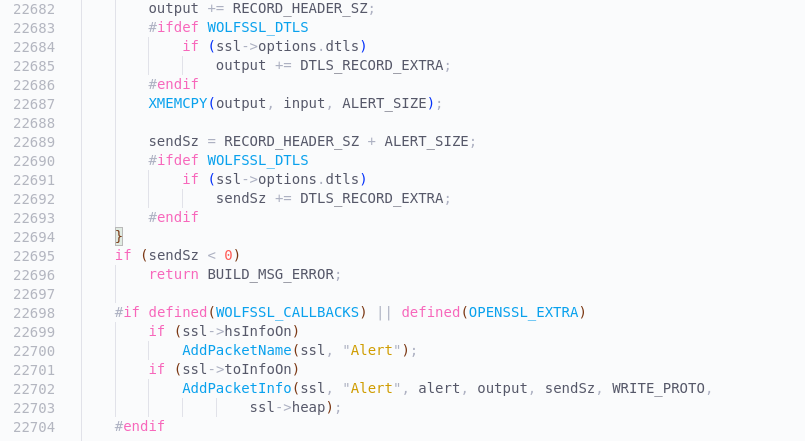 Bug Incorrect Data Passed To Callback With Alert Messages · Issue 5676 · Wolfsslwolfssl