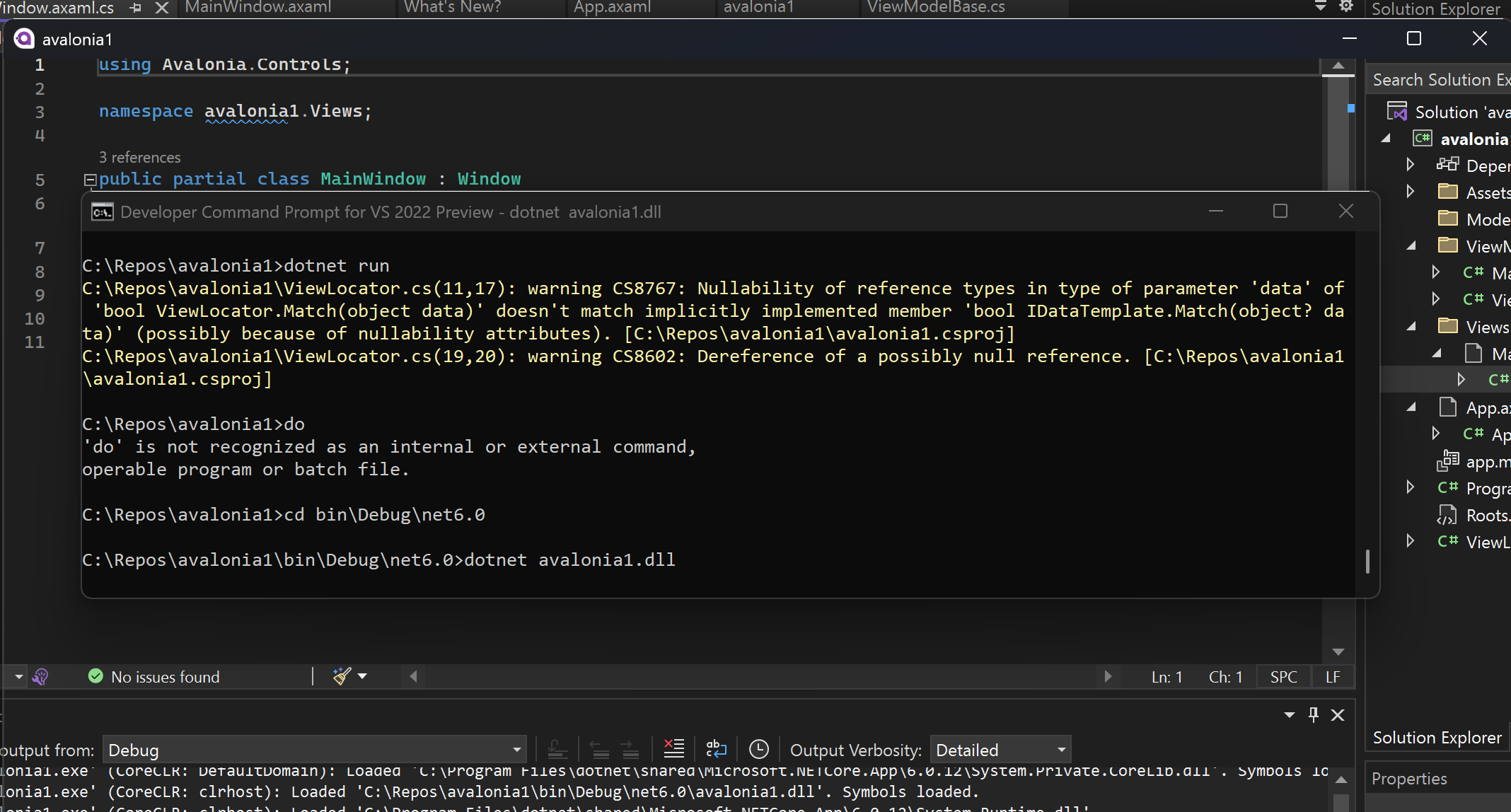 Running Avalonia apps in Windows 11 ARM64 running in Parallels Desktop ...