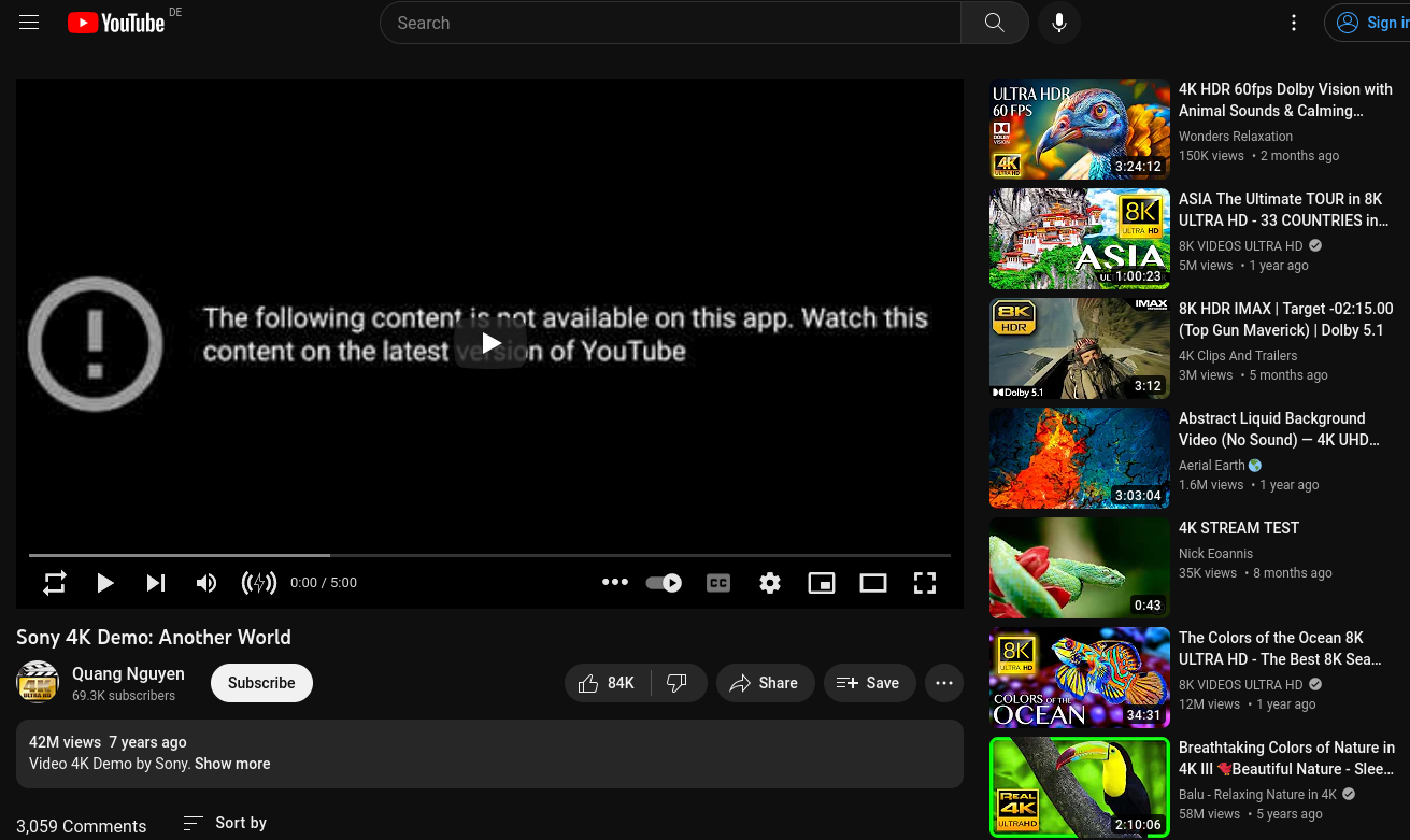 [Bug] The video returned by YouTube isn't the requested one. (WEB ...