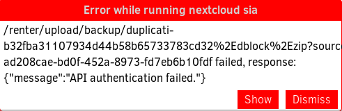Can't use Sia backend with password authentification · Issue #3002 · duplicati/duplicati · GitHub
