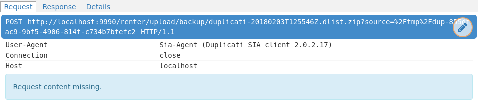 Can't use Sia backend with password authentification · Issue #3002 · duplicati/duplicati · GitHub
