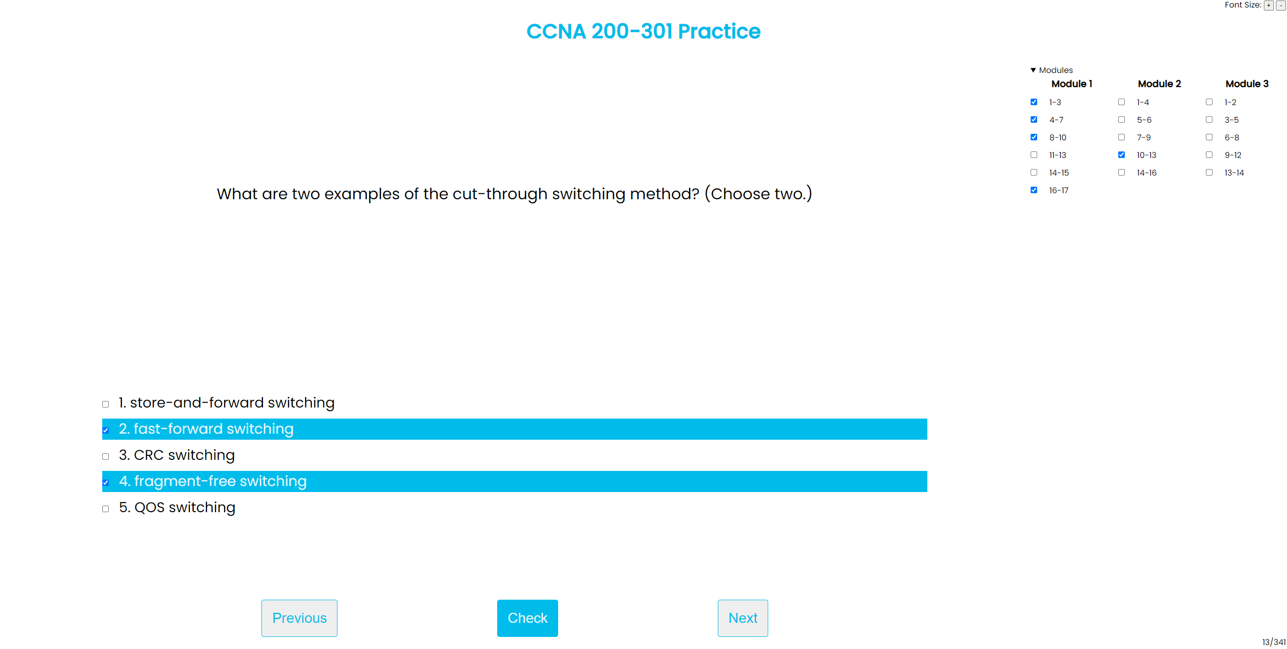 GitHub - LorenKociko/CCNA-Practice: A web-application I created to practice for my CCNA 201-300 ...