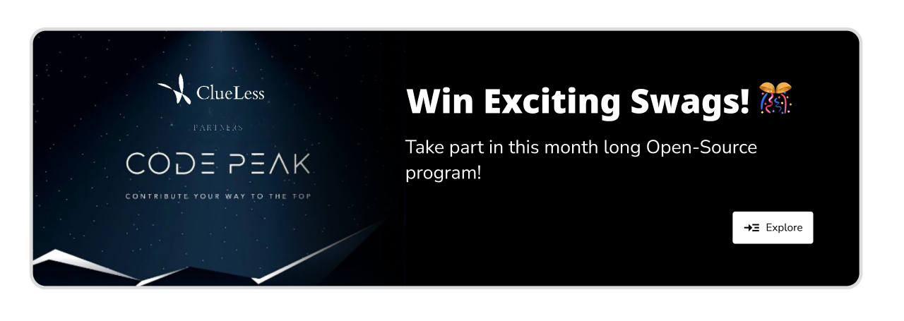 Design this Codepeak Section · Issue #447 · Clueless-Community/clueless-official-website · GitHub