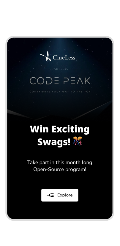Design this Codepeak Section · Issue #447 · Clueless-Community/clueless-official-website · GitHub