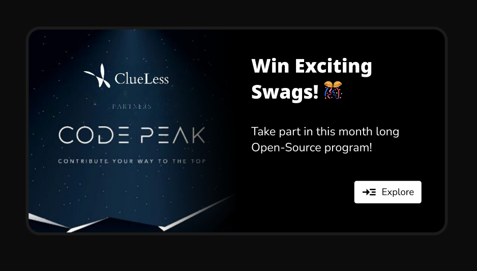 Design this Codepeak Section · Issue #447 · Clueless-Community/clueless-official-website · GitHub