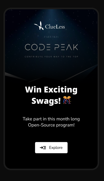 Design this Codepeak Section · Issue #447 · Clueless-Community/clueless-official-website · GitHub