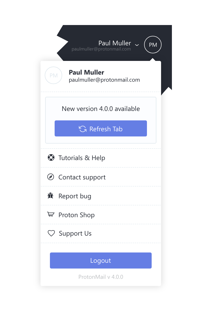 Add general dropdown · Issue #69 · ProtonMail/proton-mail-settings · GitHub