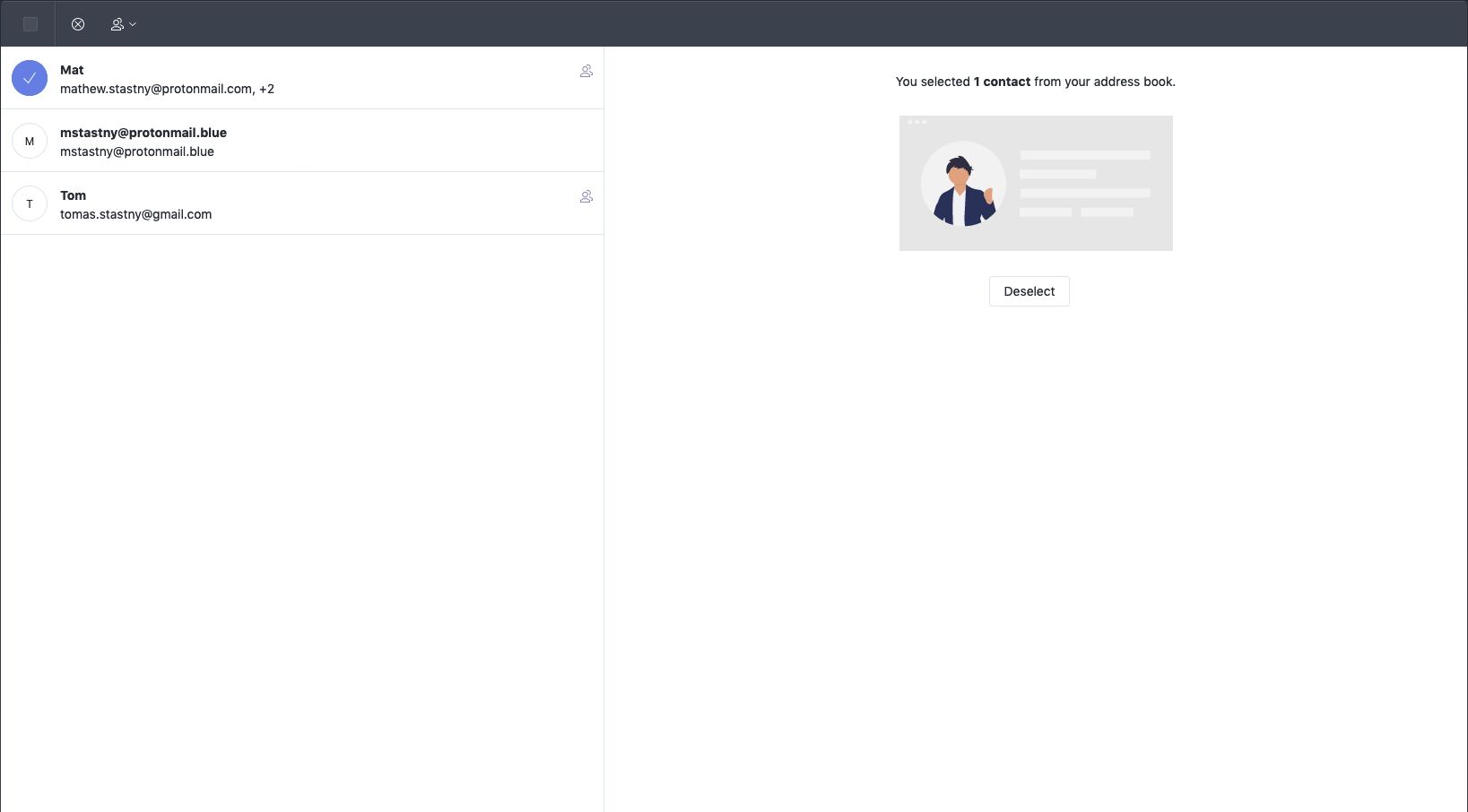 V4 beta polish - imagery alignment · Issue #257 · ProtonMail/proton-contacts · GitHub