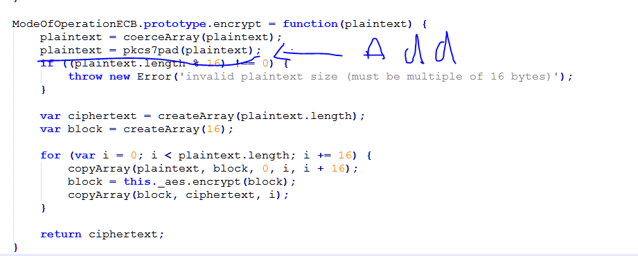 Invalid Plaintext Size Must Be Multiple Of 16 Bytes · Issue 63 · Ricmooaes Js · Github