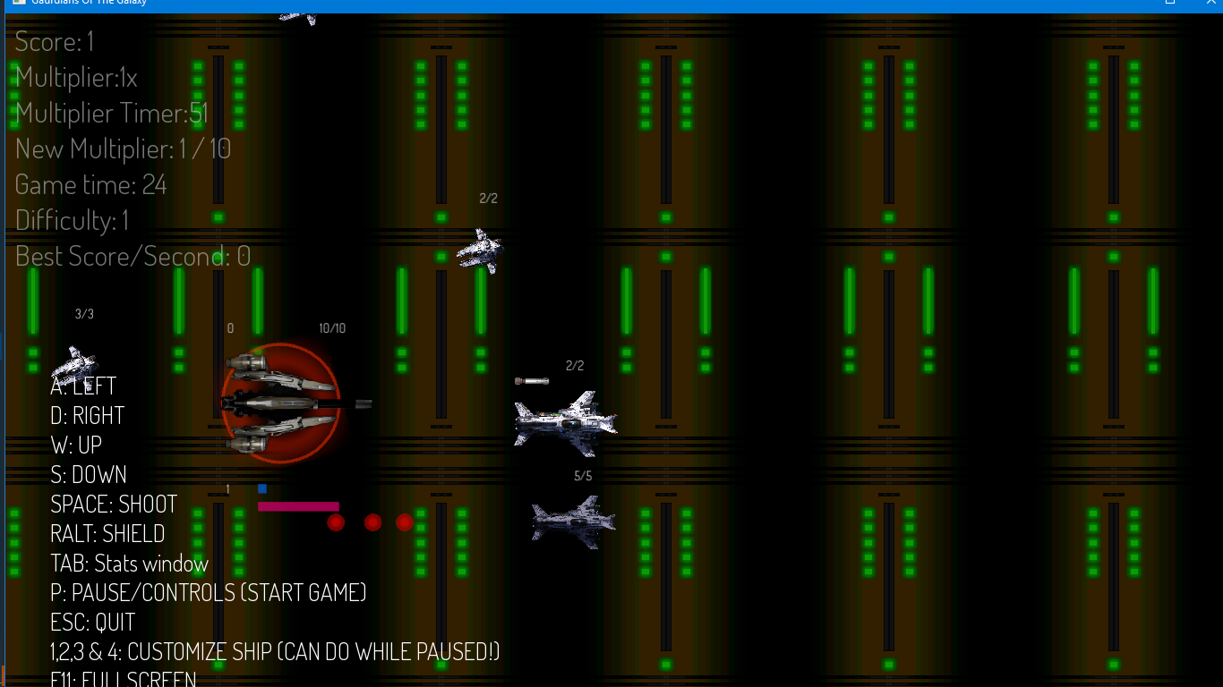 GitHub - sysfce2/SFML_Guardian-of-the-Galaxy: A 2d game using sfml in c++ for swe-150 course project