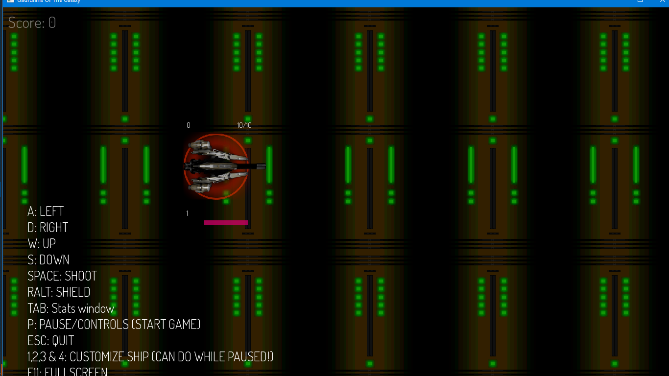 GitHub - sysfce2/SFML_Guardian-of-the-Galaxy: A 2d game using sfml in c++ for swe-150 course project