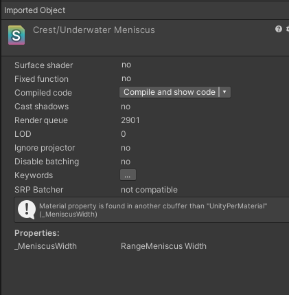 [URP] Underwater Curtain/Meniscus broken in URP 7.4.1 · Issue #531 · wave-harmonic/crest · GitHub