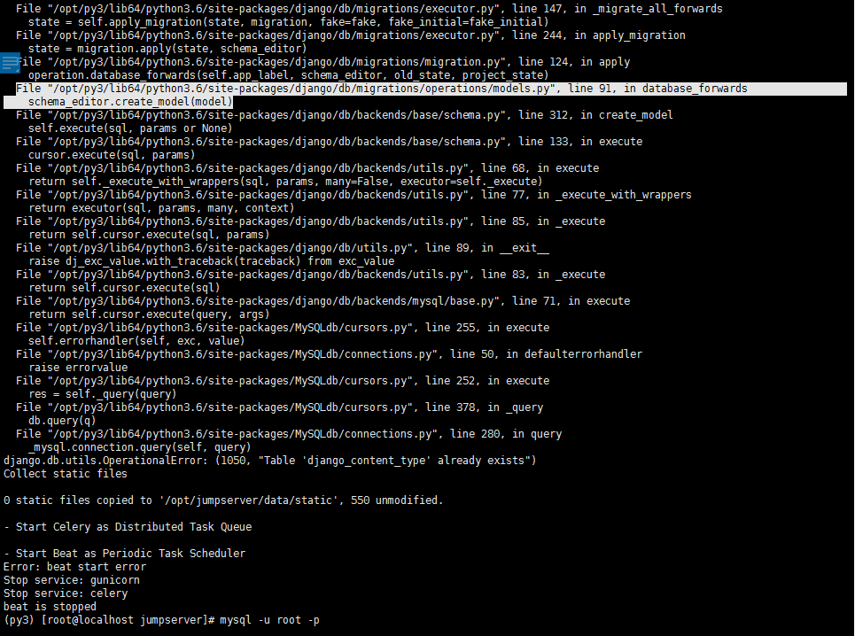 安装出现了问题 · Issue #2396 · jumpserver/jumpserver · GitHub
