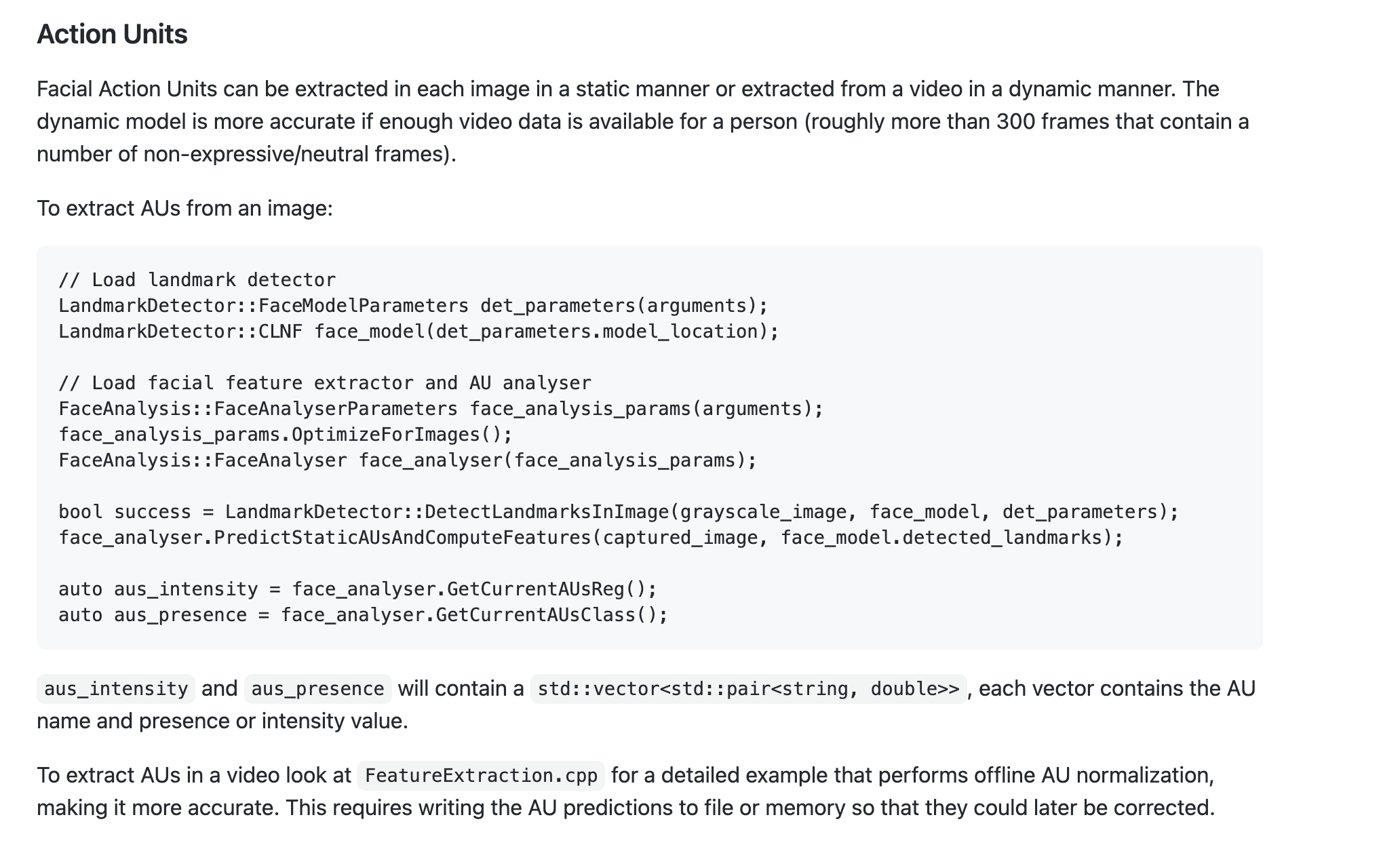How to use API calls? · Issue #932 · TadasBaltrusaitis/OpenFace · GitHub