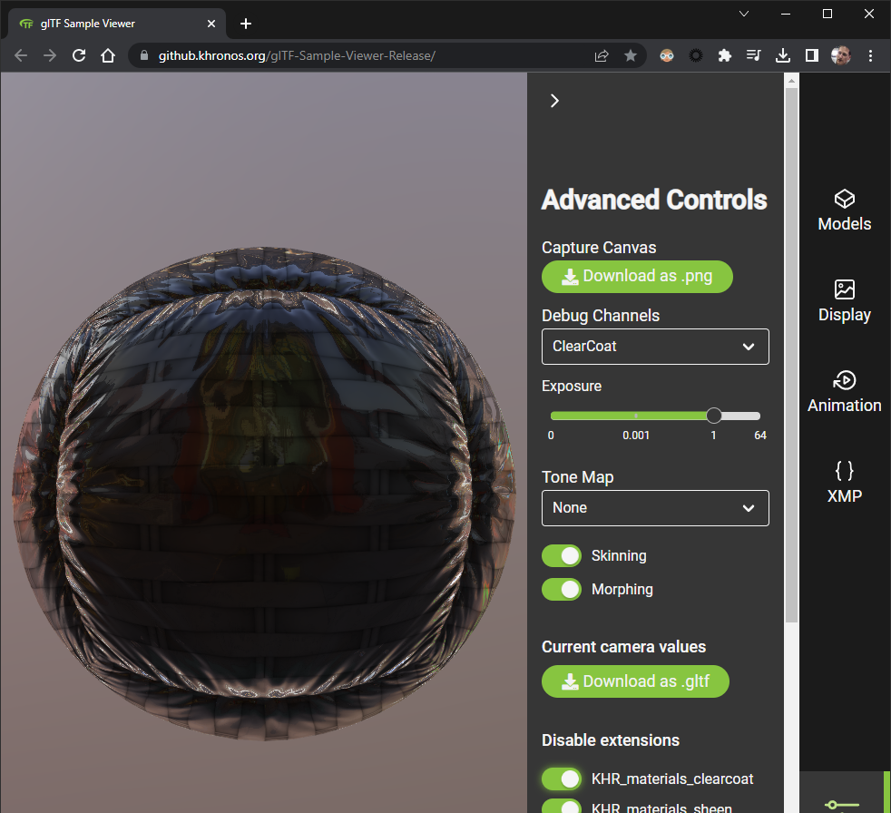 Clearcoat is affected by ambient occlusion? · Issue #458 · KhronosGroup/glTF-Sample-Viewer · GitHub
