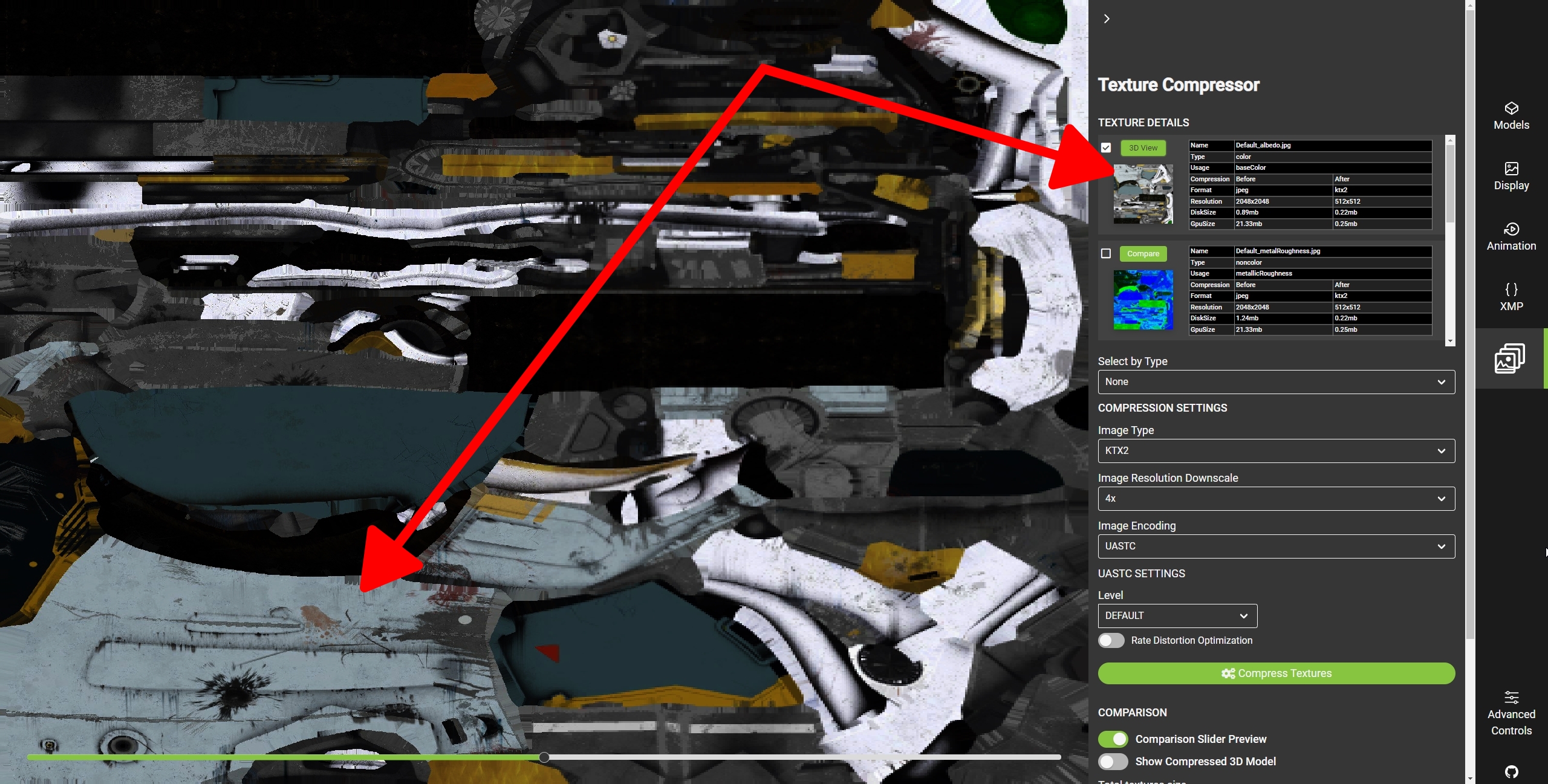 2D compare display issue · Issue #2 · KhronosGroup/glTF-Compressor · GitHub