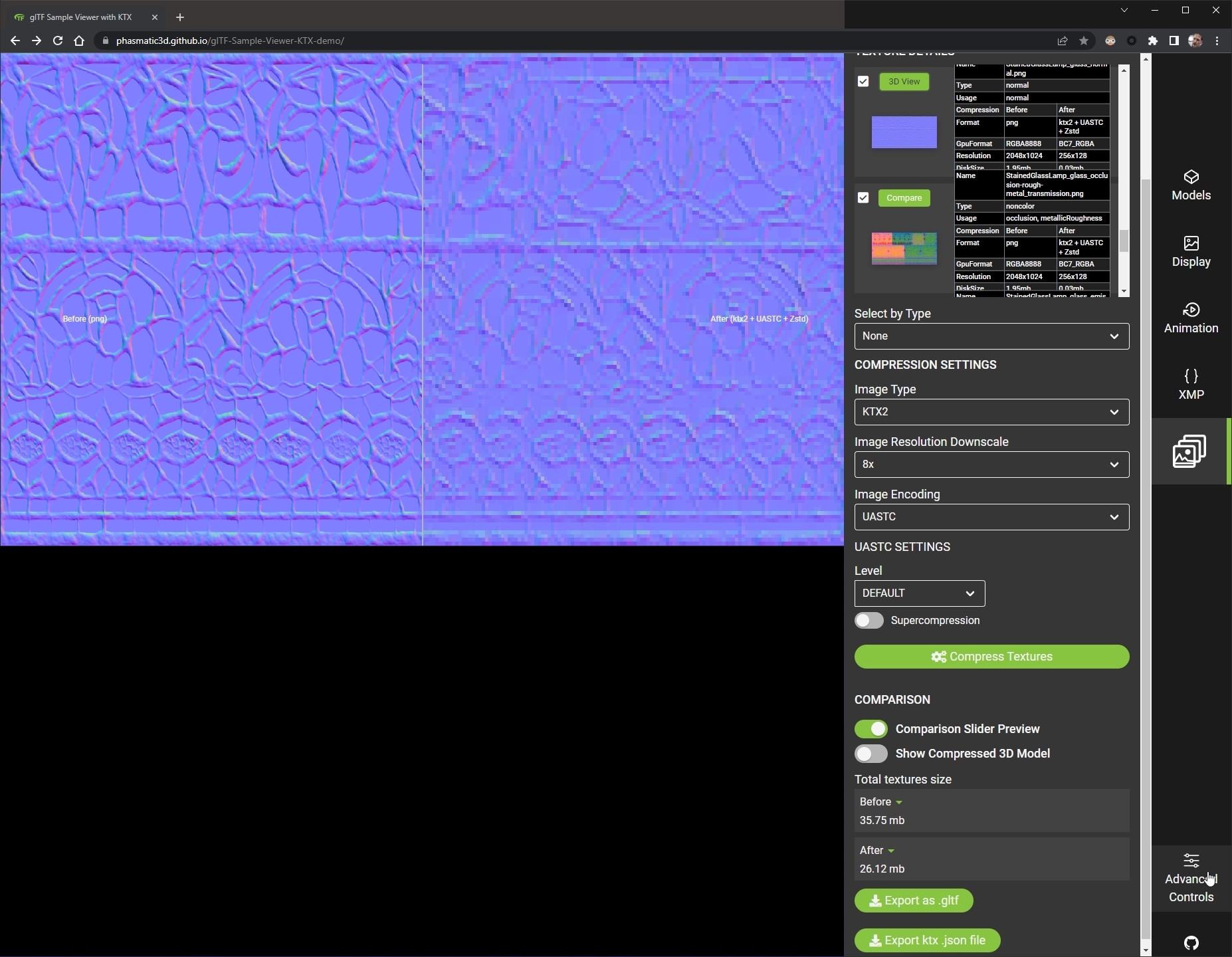 2D compare display issue · Issue #2 · KhronosGroup/glTF-Compressor · GitHub
