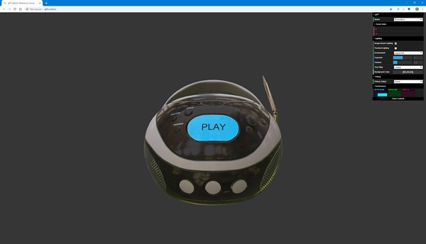 Camera not pointing to the center of the model · Issue #128 · KhronosGroup/glTF-Sample-Viewer ...