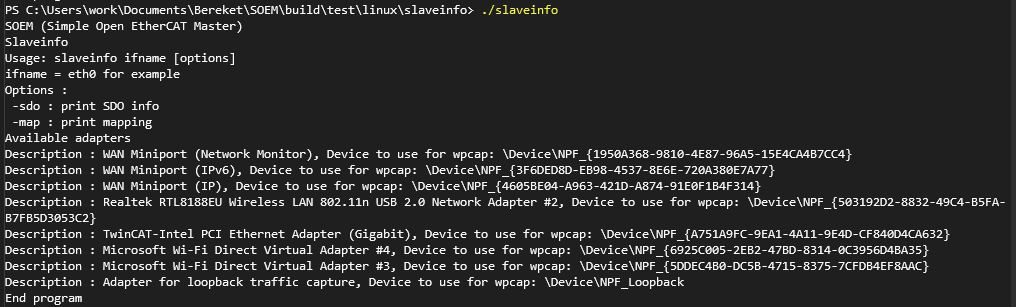 Interface Eth0 Couldn T Open With Pcap · Issue 717 · Openethercatsociety Soem · Github