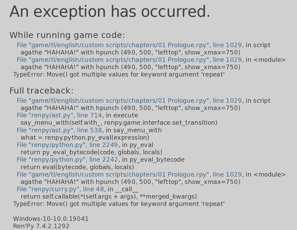 Error when generating translation files · Issue #2874 · renpy/renpy · GitHub