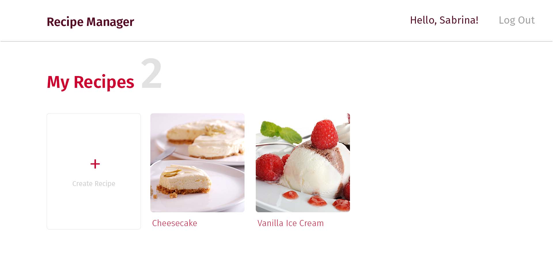 GitHub - kPanesar/RecipeManager: Recipe Manger Web App based on the ...