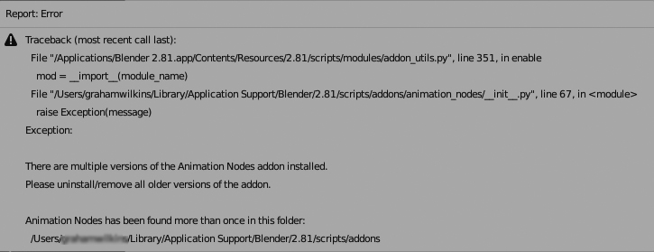 Unable to install AN on MacBookPro Blender 2.81 · Issue #1193 · JacquesLucke/animation_nodes ...