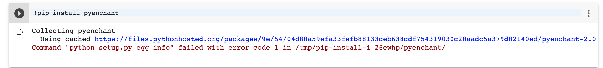 cannot install package "pyenchant" · Issue #441 · googlecolab/colabtools · GitHub