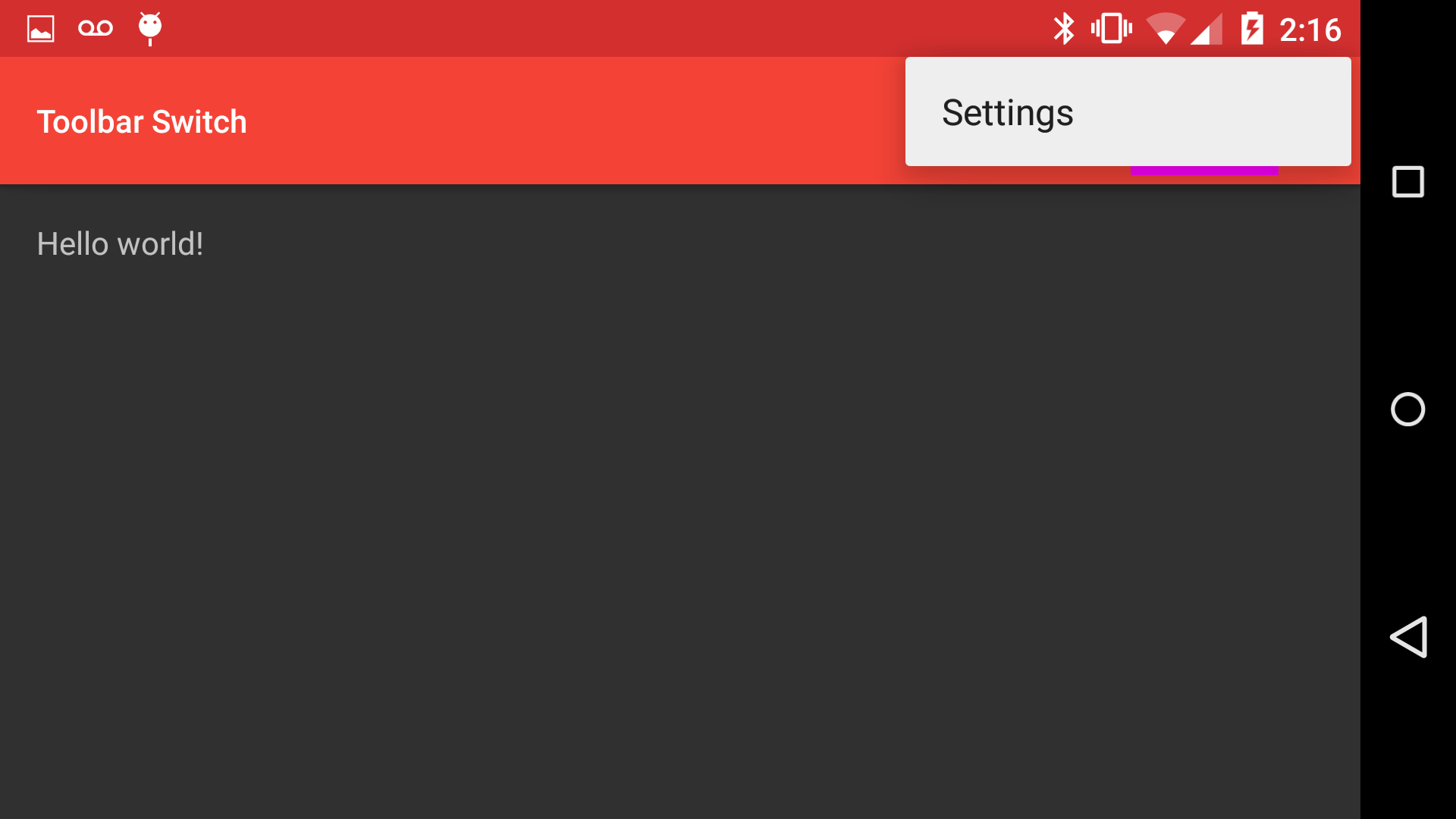 GitHub - rfontsv/ToolbarSwitch-master: Switch in toolbar