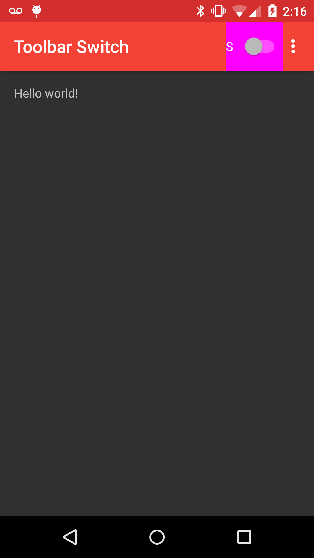 GitHub - rfontsv/ToolbarSwitch-master: Switch in toolbar