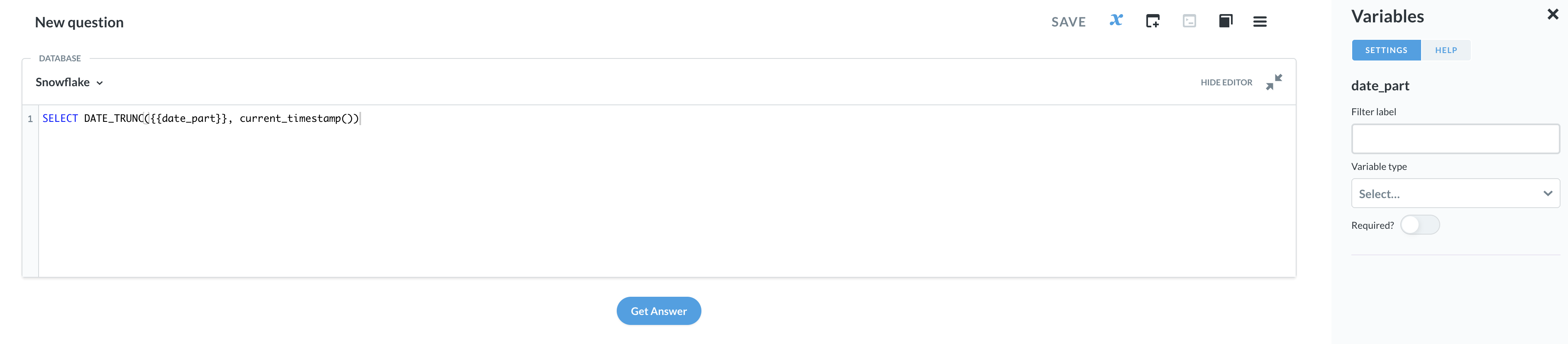 Variables side panel doesn't load on version 32.10 query editor · Issue #10524 · metabase ...