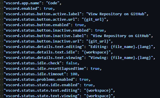 vscord still showing that I'm idling after setting it not to · Issue ...