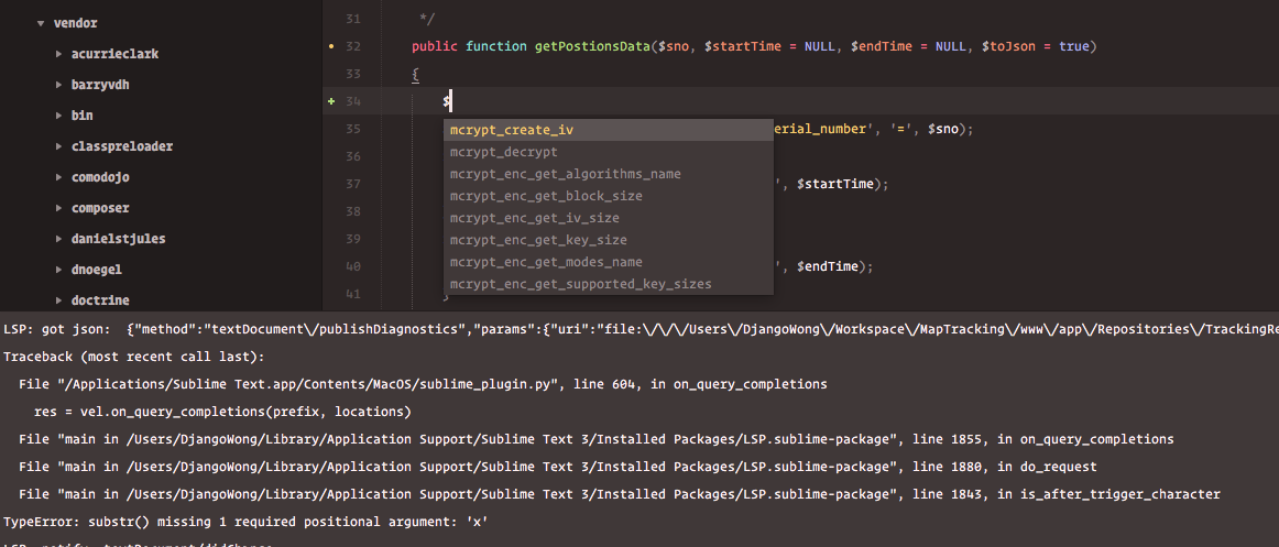 TypeError: substr() missing 1 required positional argument: 'x' · Issue #129 · sublimelsp/LSP ...