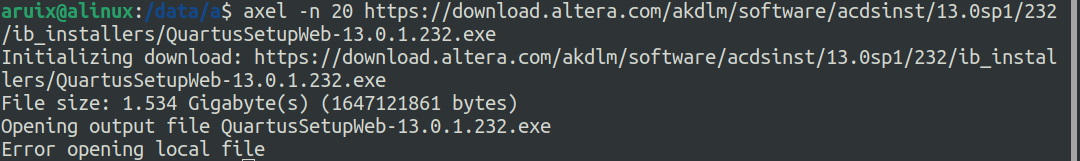 Error opening local file in other disk but not in home directory ...