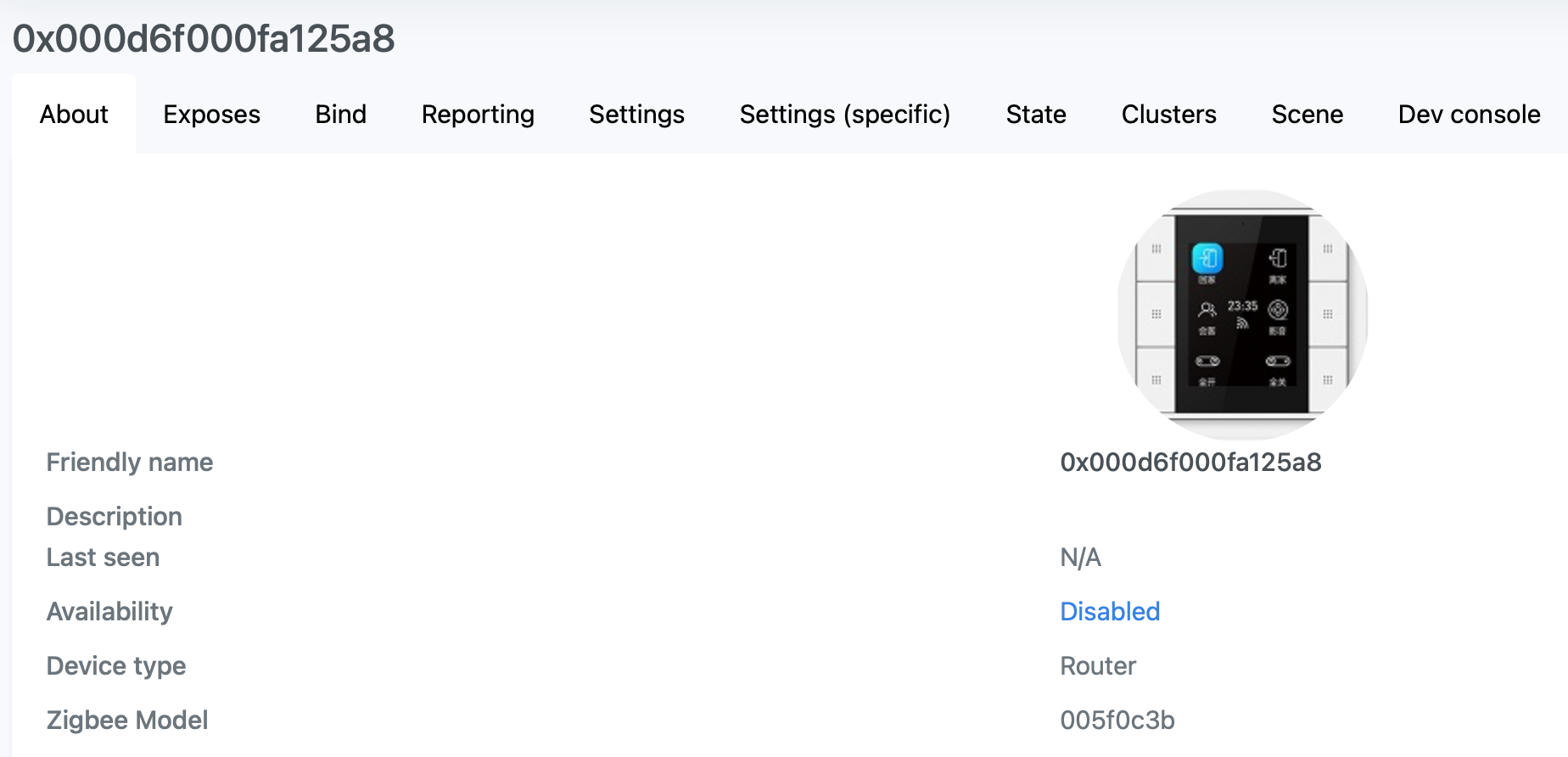 TuYa U86KCJ-ZP · Issue #4030 · Koenkk/zigbee-herdsman-converters · GitHub