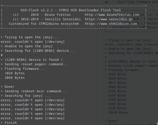 Stm32 Shows Up On Dmesg But Not In Arduino Ide · Issue 34 · Serasidis Stm32 Hid Bootloader · Github
