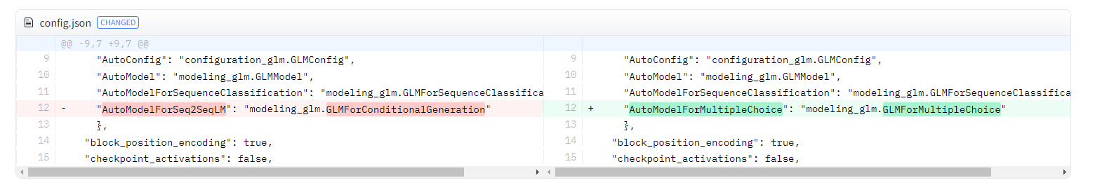Unable to use `AutoModelForSeq2SeqLM` · Issue #52 · THUDM/GLM · GitHub