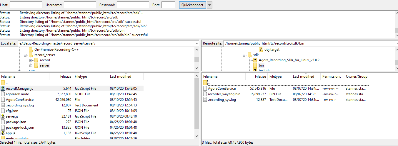 安装好nodejs后，127.0.0.1:3000/recorder/v1/start执行服务报错 · Issue #24 · AgoraIO/Basic-Recording · GitHub