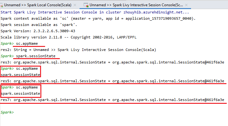 Intellij Esp Console When Two Commands Are Executed Only The Results Of One Command Are