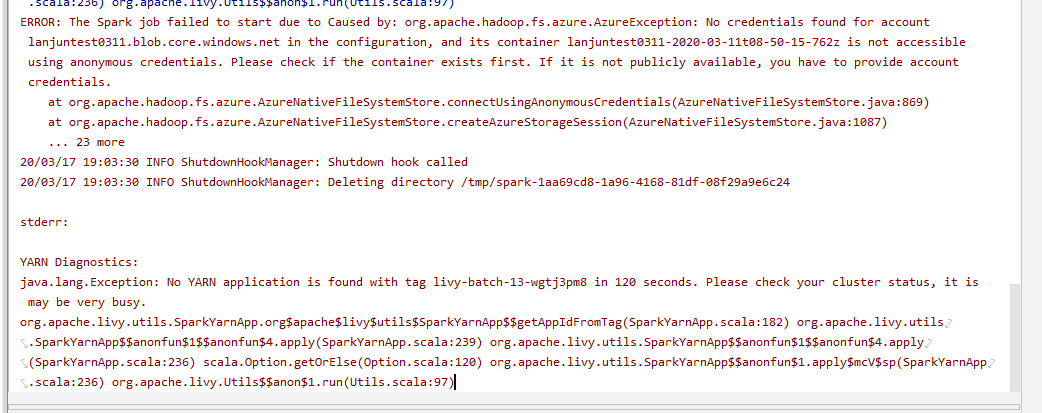 Intellij Config After Switching To Another Cluster The Info Of The Job Storage Upload Section
