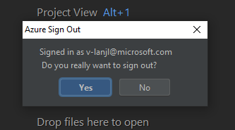 [IntelliJ][Mac] Azure sign out dialog is broken · Issue #4342 · microsoft/azure-tools-for-java ...