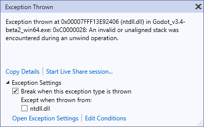 3.4beta2 random crashes on Windows during project load (buildsystem ...