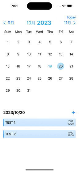 GitHub - tsonobe1/MonthlyCalendarSwiftUI