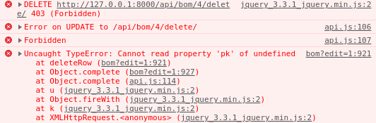 Mass BOM items delete does not work · Issue #1358 · inventree/InvenTree · GitHub