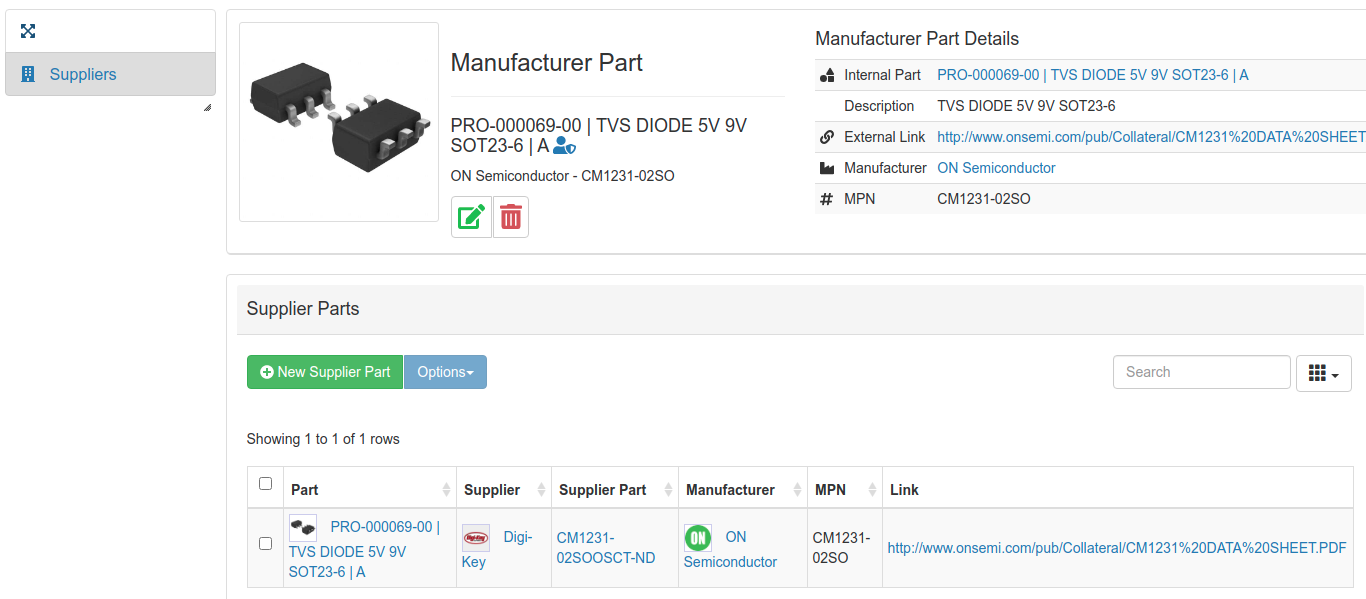 Parameters for suppliers · Issue #1434 · inventree/InvenTree · GitHub