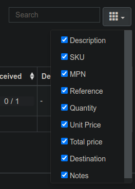 [BUG] Purchase order tables options do not stick · Issue #1985 · inventree/InvenTree · GitHub