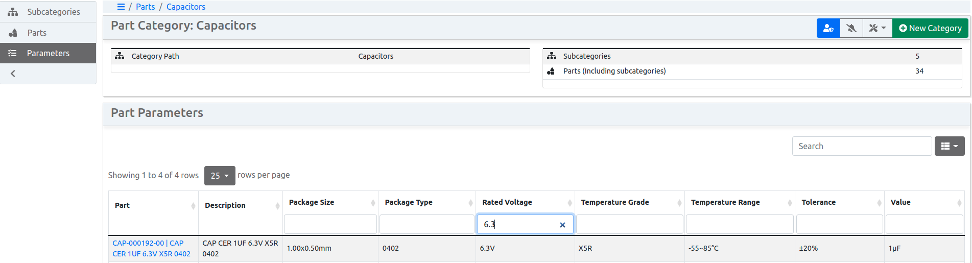 [FR] Parameter filtering 2.0 · Issue #3080 · inventree/InvenTree · GitHub