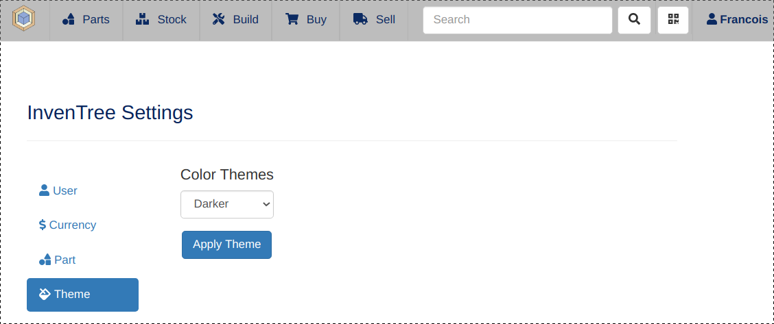 Is it possible to change main css? · Issue #969 · inventree/InvenTree ...