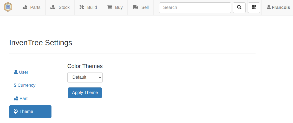 Is it possible to change main css? · Issue #969 · inventree/InvenTree ...
