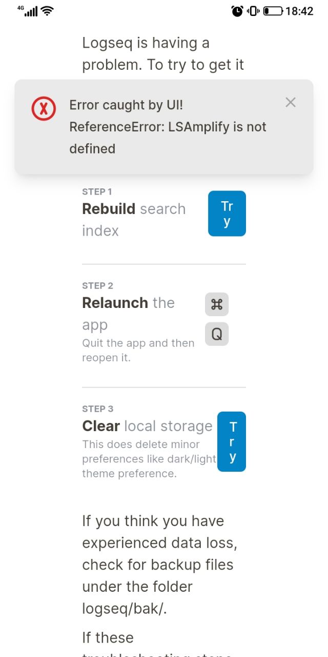 Unable to log in since 0.9.1 · Issue #9062 · logseq/logseq · GitHub