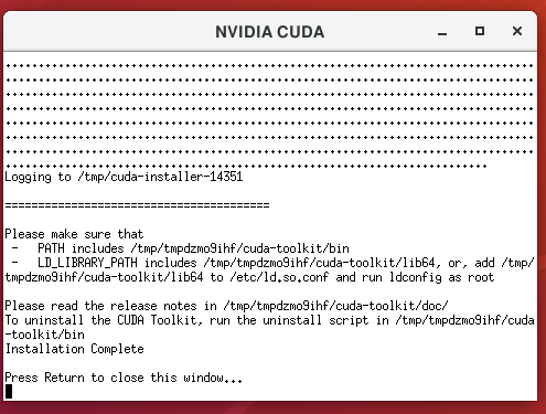 cudatoolkit-dev installation pops up a terminal window · Issue #7 · conda-forge/cudatoolkit-dev ...